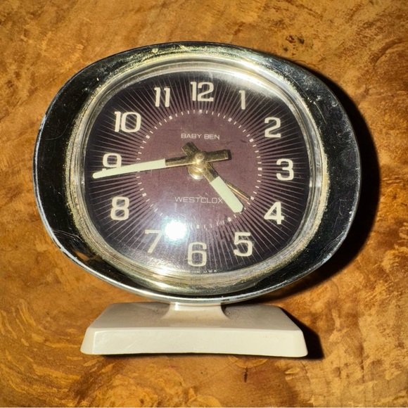 Westclox | Wall Decor | Vintage Westclox Baby Ben Alarm Clock Works ...